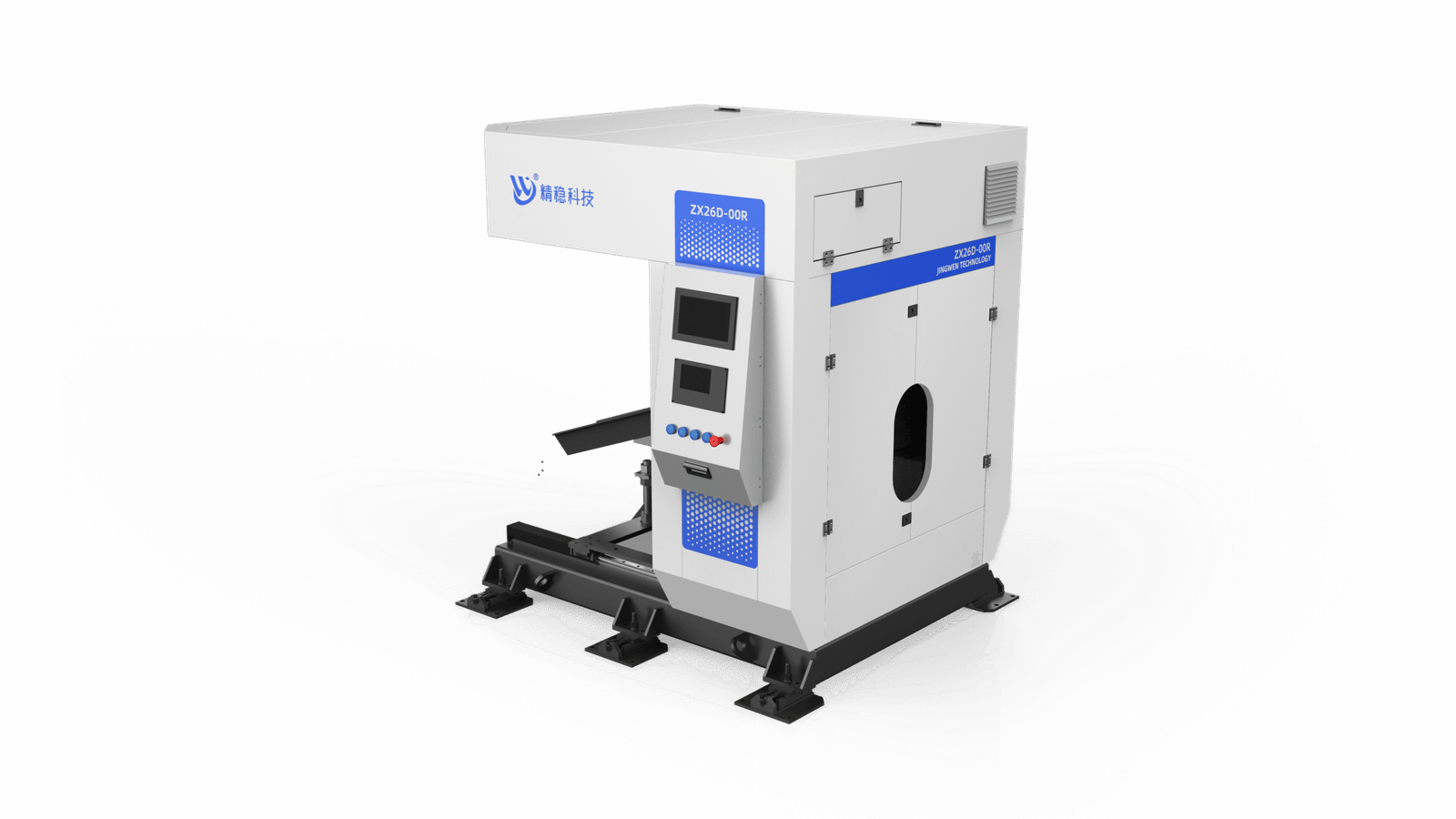 Jingwen ZX-D Series Online Round Tube Fiber Laser Cutting Machine ...