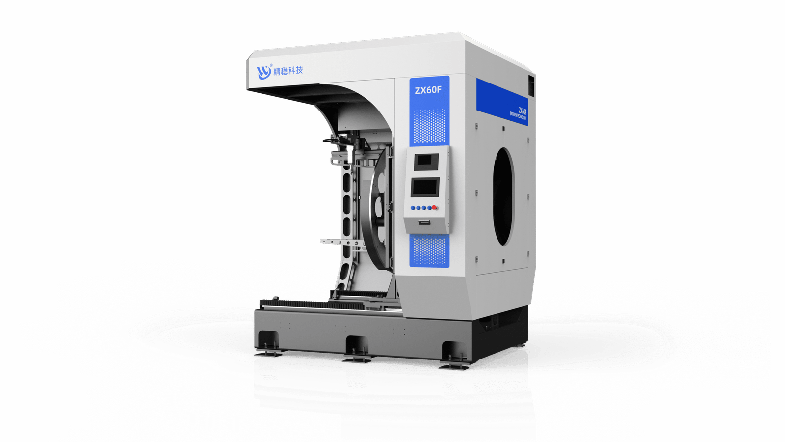 Jingwen ZX-F Series Online Square&Round Tube Fiber Laser Cutting ...